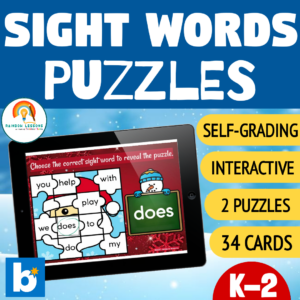 Winter Sight Words | Frys Sight Words Game - Made By Teachers