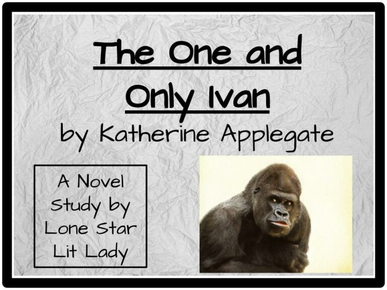 The One and Only Ivan Novel Study | Made By Teachers