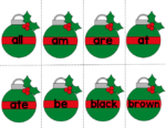 Ornament Sight Word Tracing Worksheets(Primer) | Made By Teachers