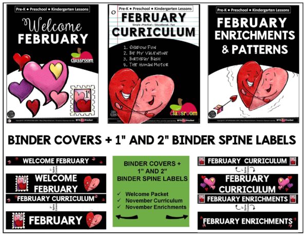 FEBRUARY PRESCHOOL CURRICULUM MONTHLY LESSON PLANS - Made By Teachers