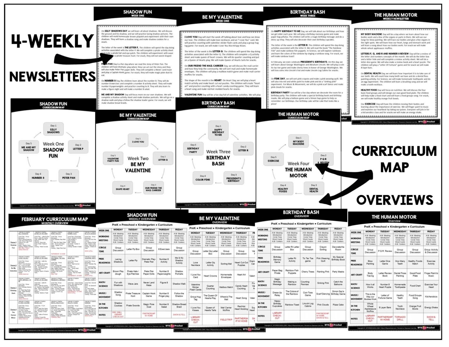 FEBRUARY PRESCHOOL CURRICULUM MONTHLY LESSON PLANS | Made By Teachers