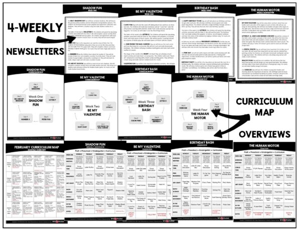 FEBRUARY PRESCHOOL CURRICULUM MONTHLY LESSON PLANS | Made By Teachers