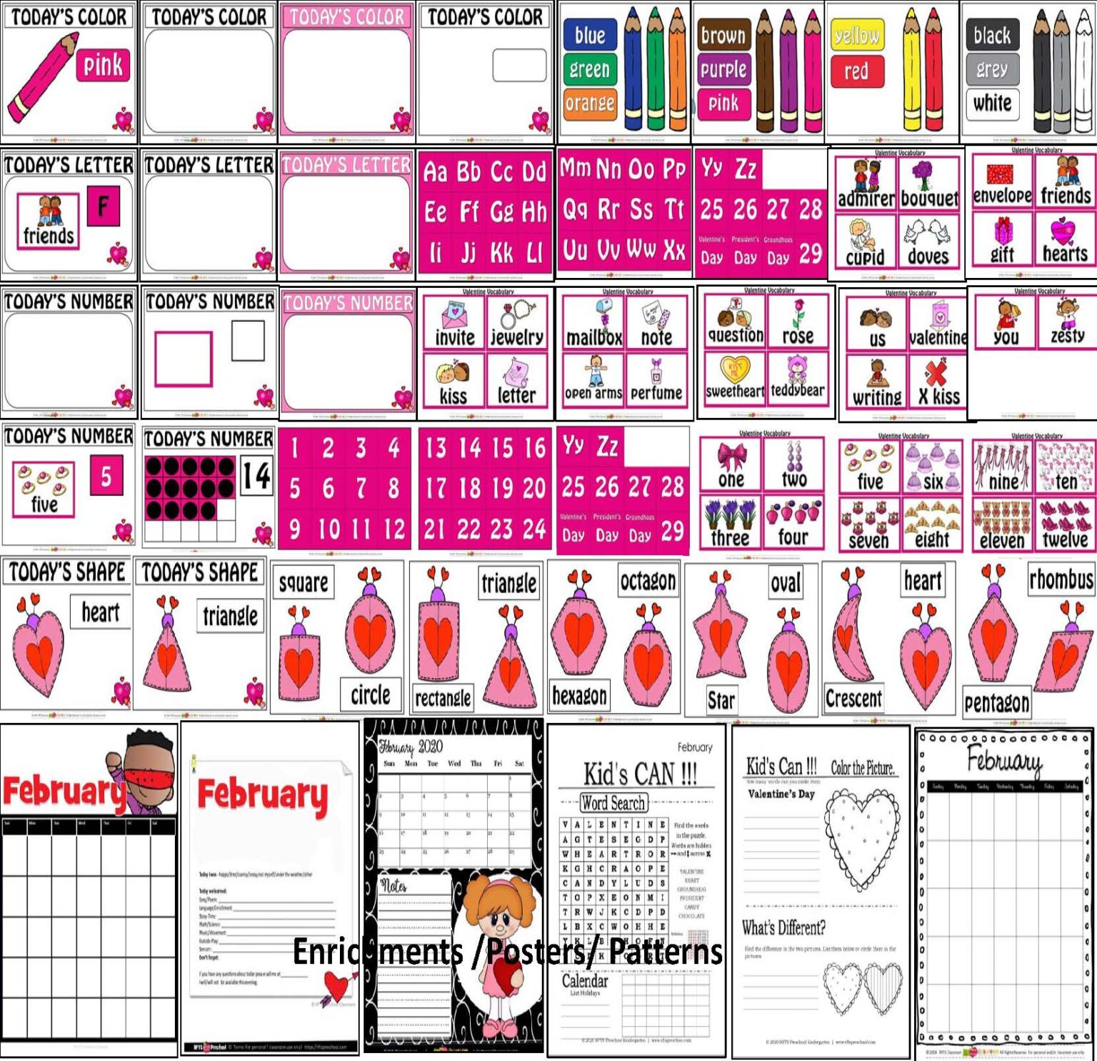 FEBRUARY PRESCHOOL CURRICULUM MONTHLY LESSON PLANS | Made By Teachers