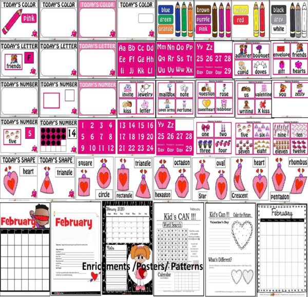 FEBRUARY PRESCHOOL CURRICULUM MONTHLY LESSON PLANS - Made By Teachers