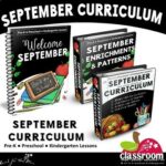 SEPTEMBER PRESCHOOL PREK KINDERGARTEN CURRICULUM MONTHLY LESSON PLAN ...