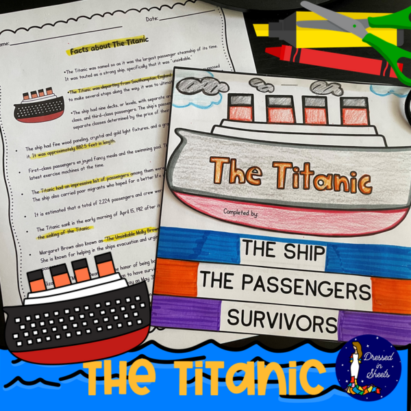 The Titanic Printables | Made By Teachers