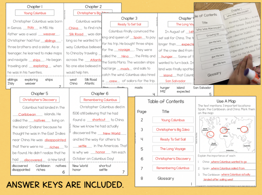 Christopher Columbus Reading Comprehension - Made By Teachers