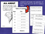 Extreme Weather STORMS Interactive Reading - Made By Teachers