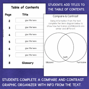 Extreme Weather STORMS Interactive Reading - Made By Teachers