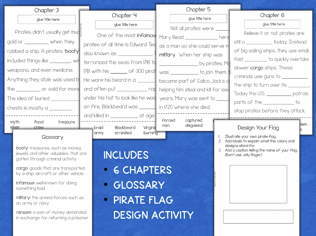 PIRATES Nonfiction Reading Comprehension | Made By Teachers