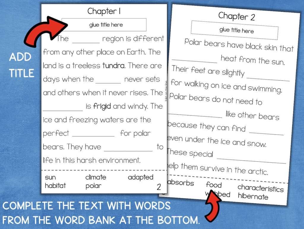 Polar Bears Activity Book Interactive Reading | Made By Teachers