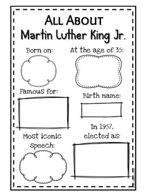 Martin Luther King Jr Activities | MLK Day Craft - Made By Teachers