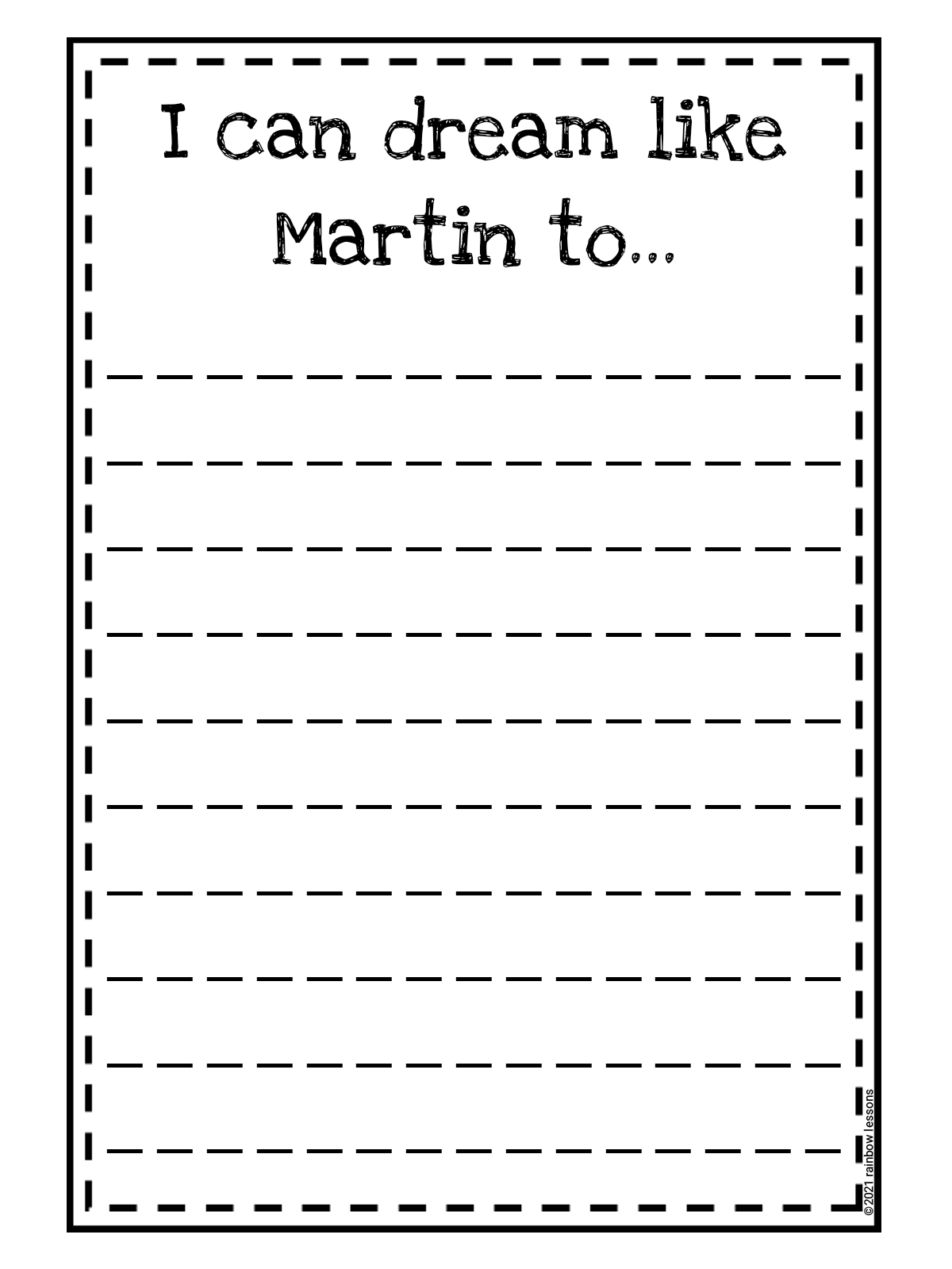 Martin Luther King Jr Activities | MLK Day Craft | Made By Teachers