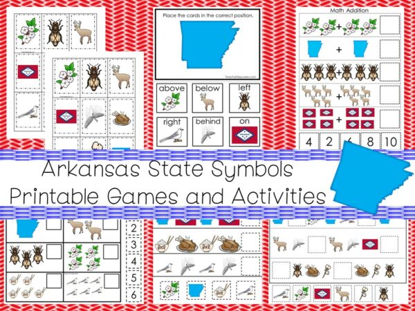 30 Printable Arkansas State Symbols Learning Games | Made By Teachers