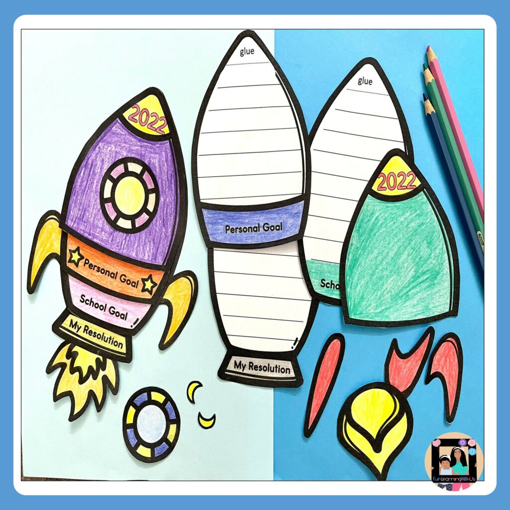 New Year 2022 Craft Activity Resolution Craft - Made By Teachers