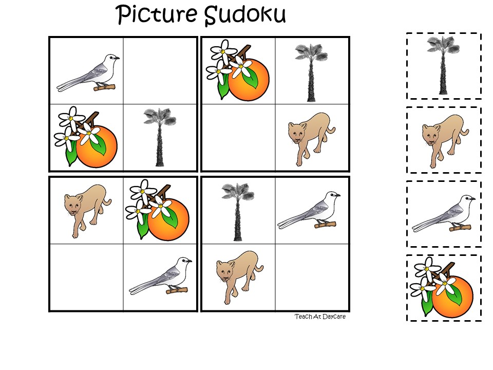 30 Printable Florida State Symbol Geography Games. | Made By Teachers