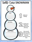 Self Care Winter Snowman Counseling Craft | Made By Teachers