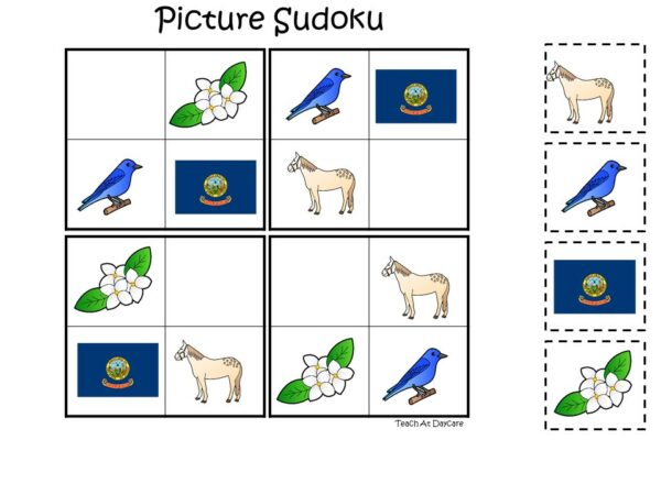 30 Idaho State Symbol Educational Geography Games. - Made By Teachers