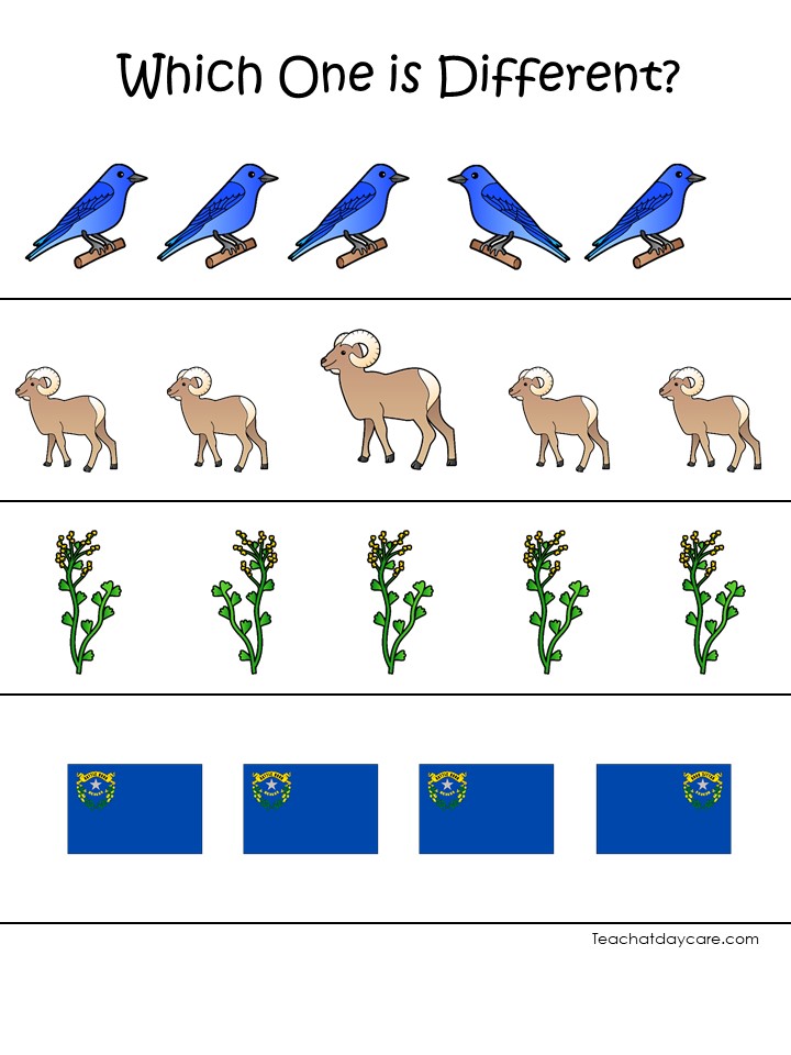 30 Nevada State Symbol Educational School Games. | Made By Teachers
