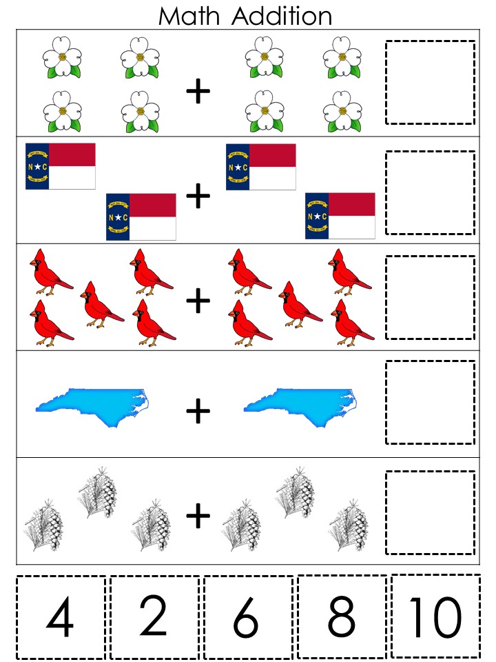 30 North Carolina State Symbol Educational Games. - Made By Teachers