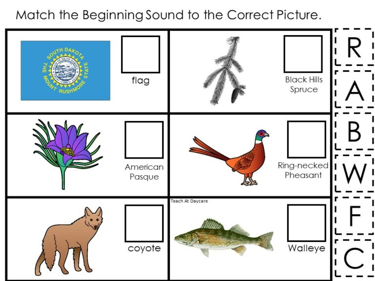 30 South Dakota State Symbol Educational Games. - Made By Teachers