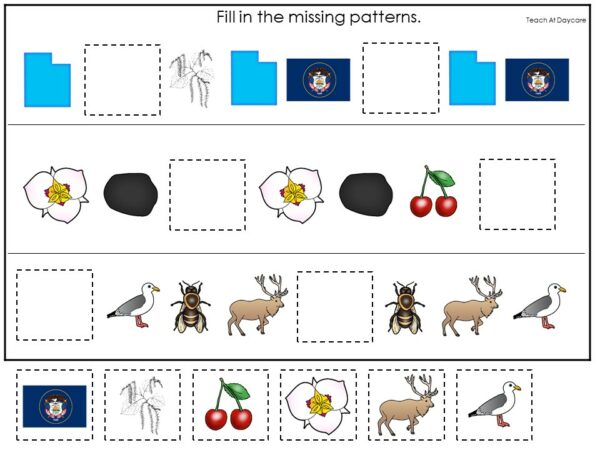 30 Utah State Symbol Educational Geography Games. - Made By Teachers