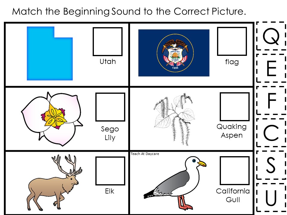 30 Utah State Symbol Educational Geography Games. - Made By Teachers