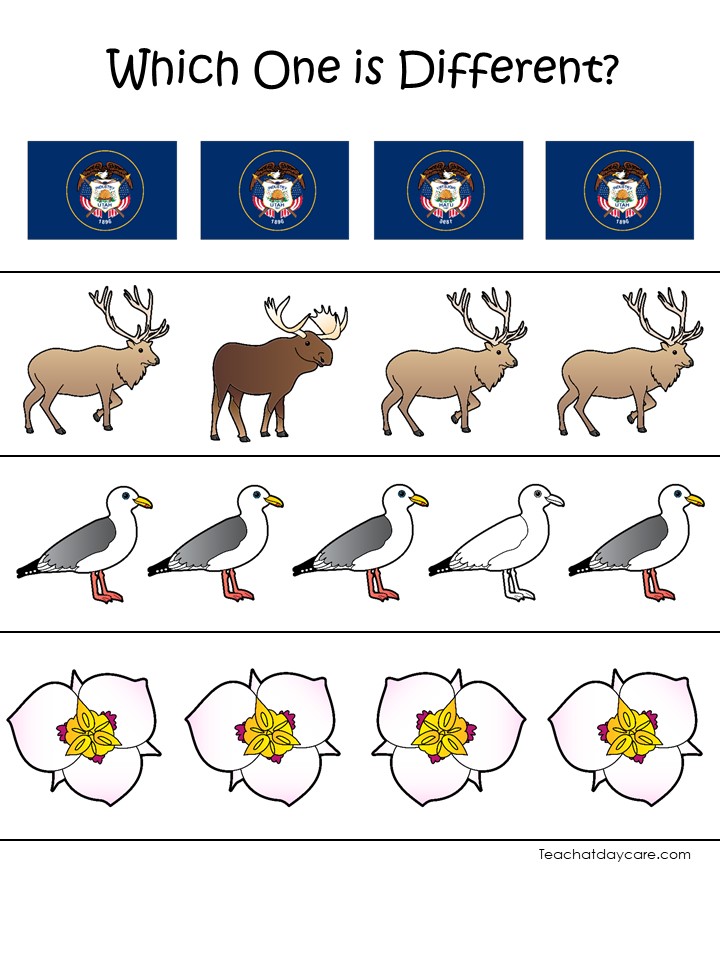 30 Utah State Symbol Educational Geography Games. - Made By Teachers