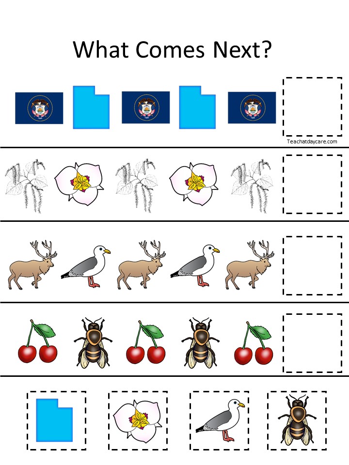 30 Utah State Symbol Educational Geography Games. - Made By Teachers