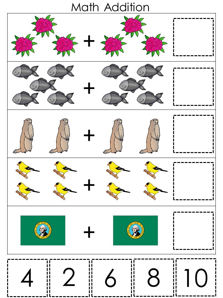 30 Washington State Symbol Educational Games. | Made By Teachers