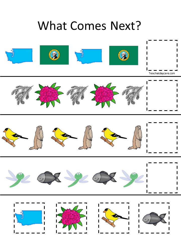 30 Washington State Symbol Educational Games. | Made By Teachers