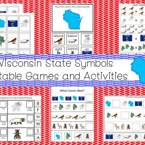 30 Wisconsin State Symbol Educational Games. | Made By Teachers