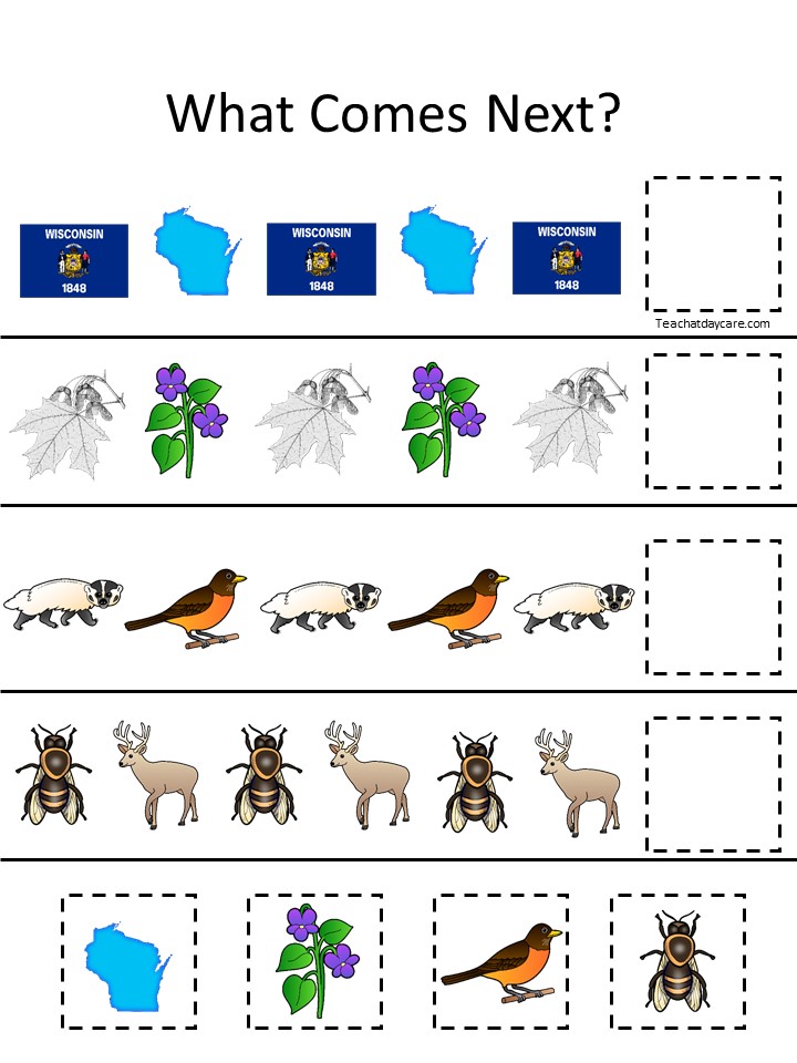 30 Wisconsin State Symbol Educational Games. - Made By Teachers