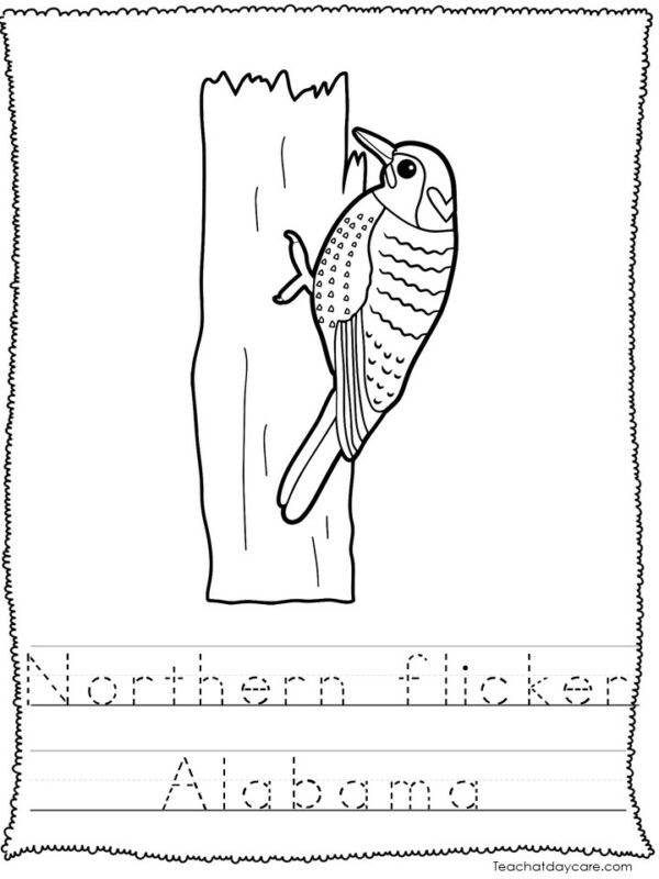 50 State Birds Color Worksheets. State Symbols. - Made By Teachers