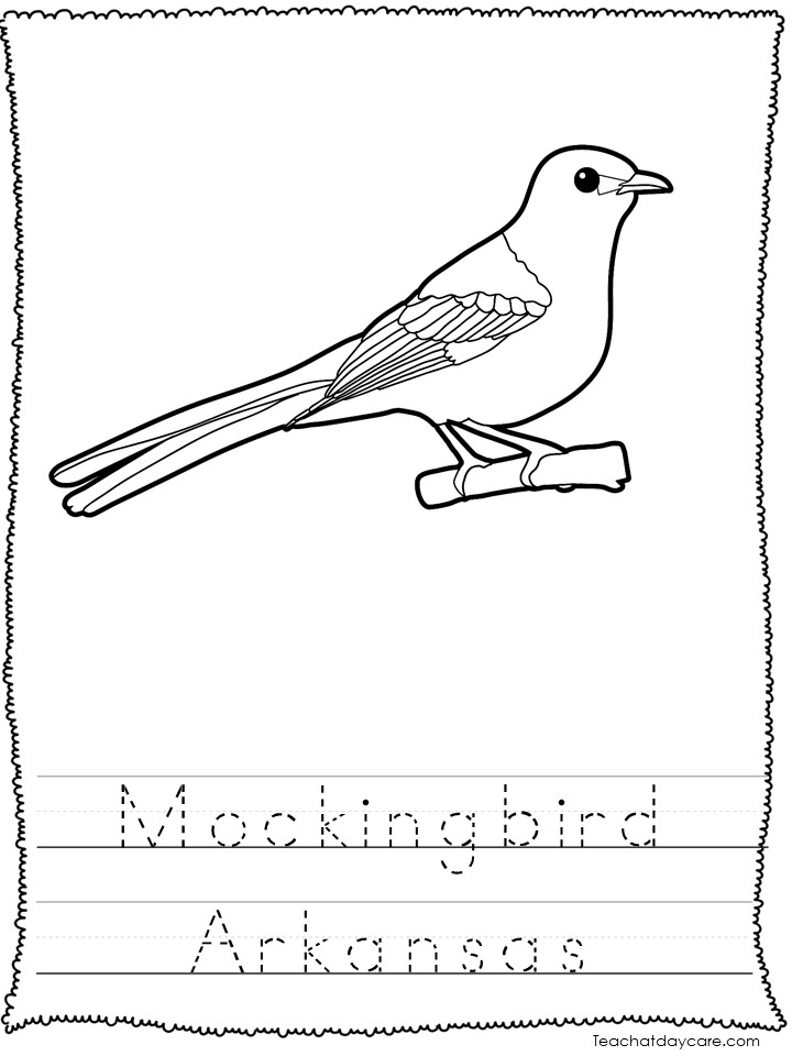 50 State Birds Color Worksheets. State Symbols. - Made By Teachers