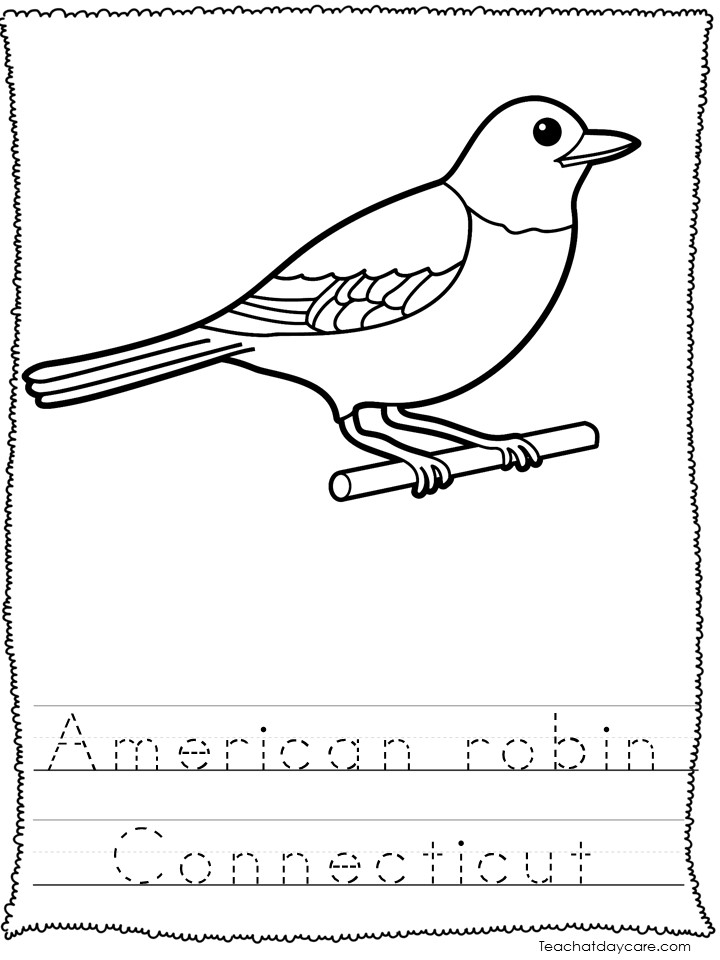 50 State Birds Color Worksheets. State Symbols. - Made By Teachers