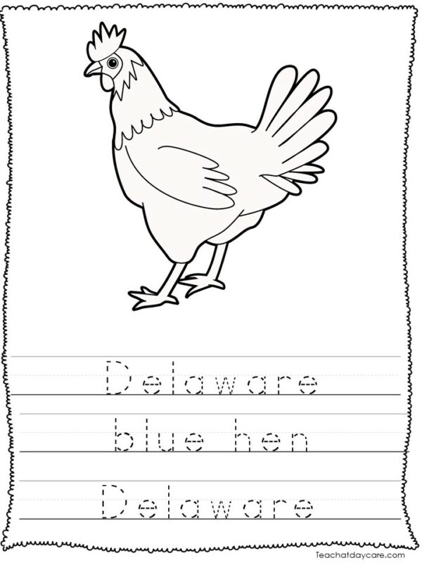 50 State Birds Color Worksheets. State Symbols. - Made By Teachers