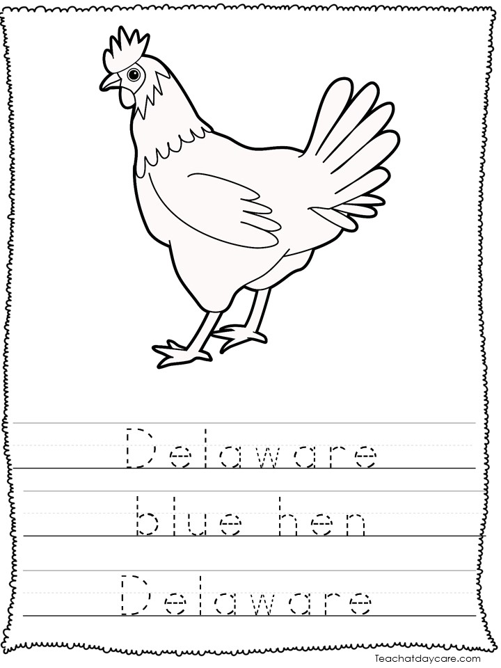 50 State Birds Color Worksheets. State Symbols. - Made By Teachers