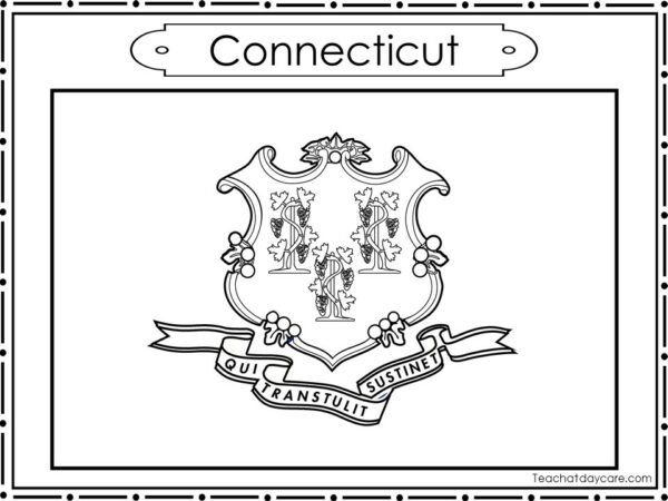 50 State Flag Color Worksheets State Symbols. | Made By Teachers