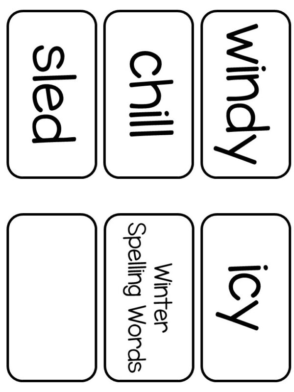 First Grade Winter Themed Words Spelling Activity. - Made By Teachers