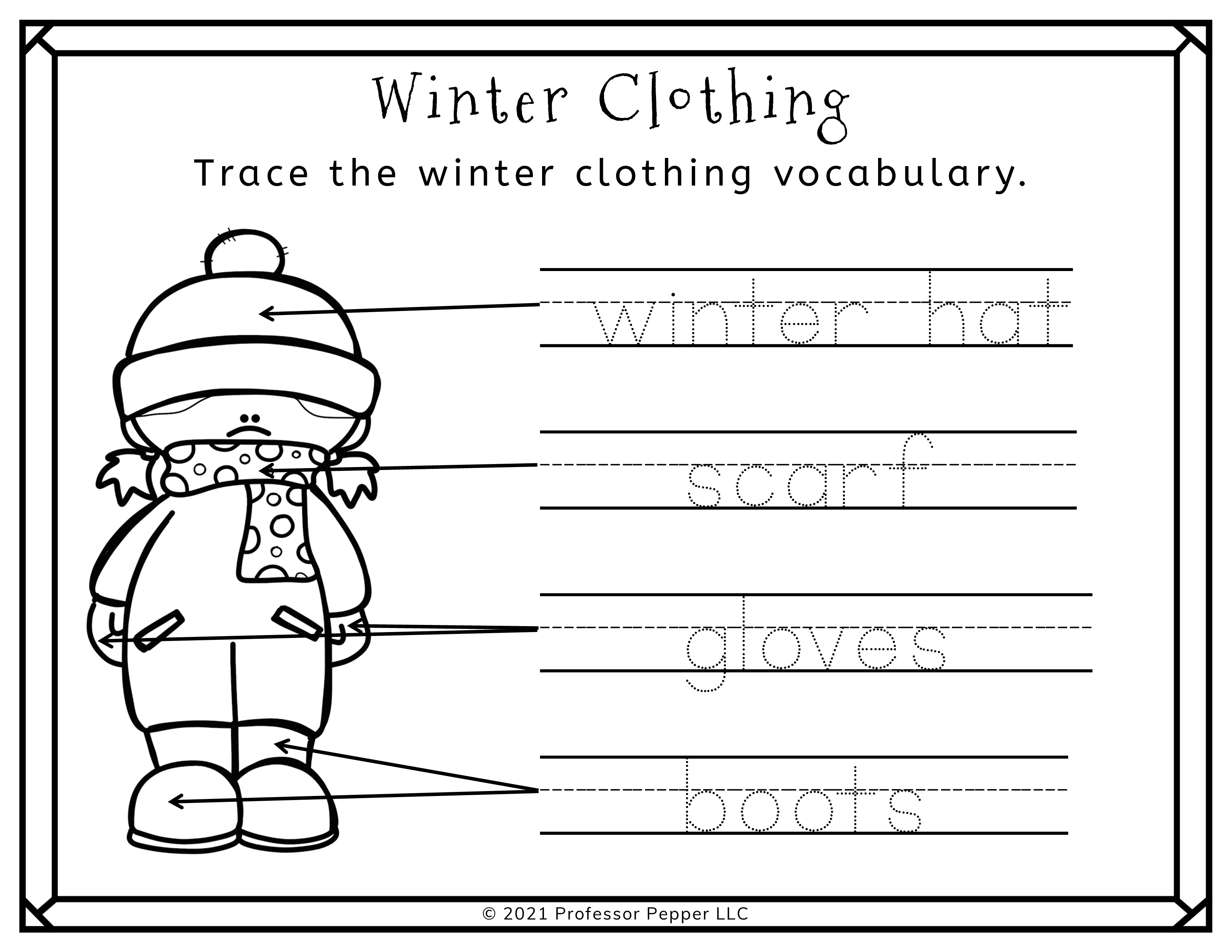 English - PK-1st Grade Winter Sampler Pack | Made By Teachers