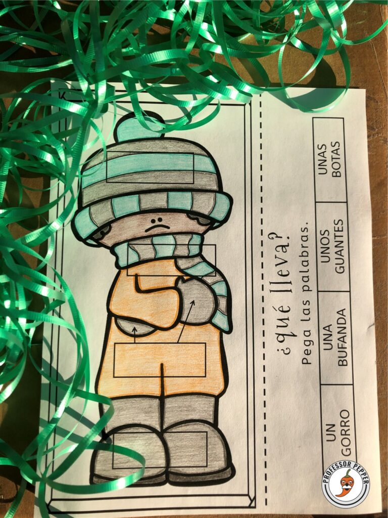 ESPAÑOL - Actividades de invierno PK, K y 1 - Made By Teachers