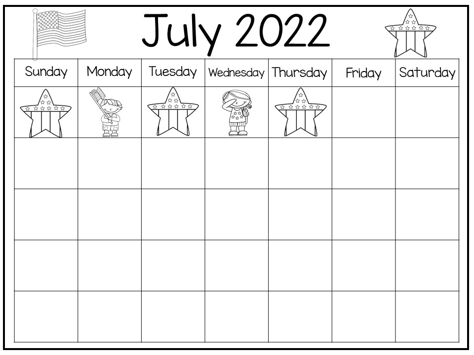 30 Tracing and Blank Themed 2022 Calendars. | Made By Teachers