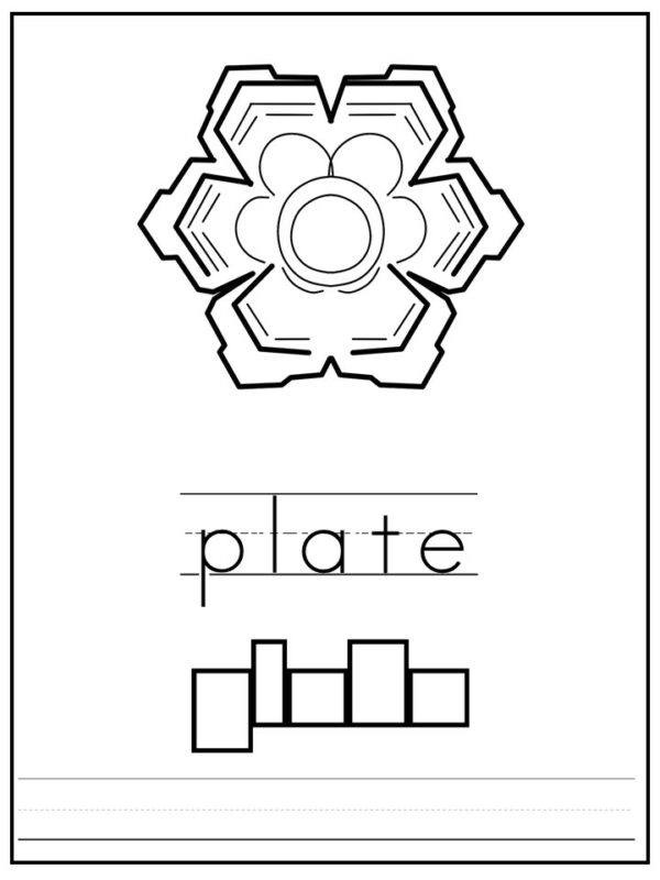 15 Snowflake Color Trace Write Worksheets. - Made By Teachers