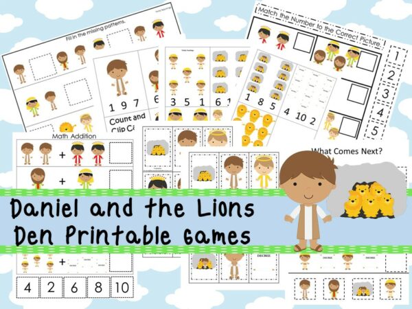 30 Daniel and the Lions Den Printable Bible Games. - Made By Teachers