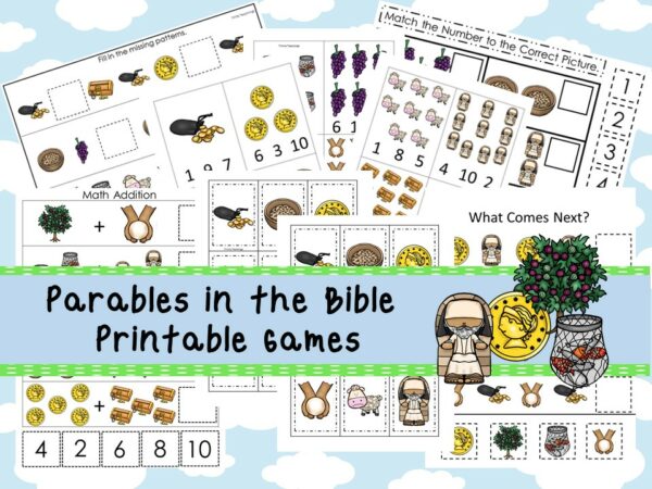 30 Bible Parables Themed Bible Study Games. - Made By Teachers