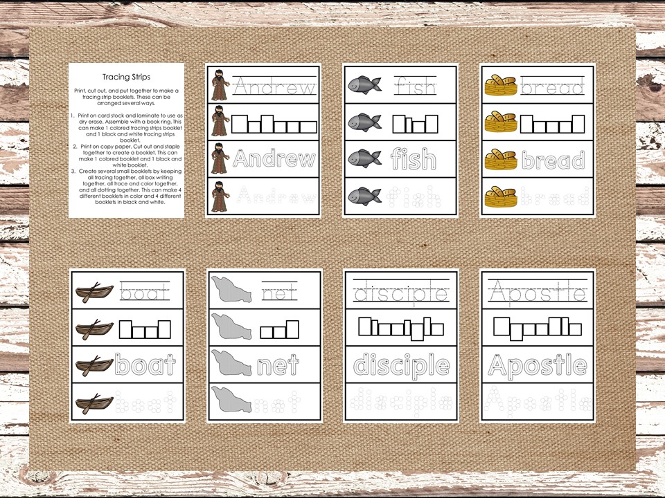 Apostle Andrew Printable Weekly Bible Study Unit. | Made By Teachers