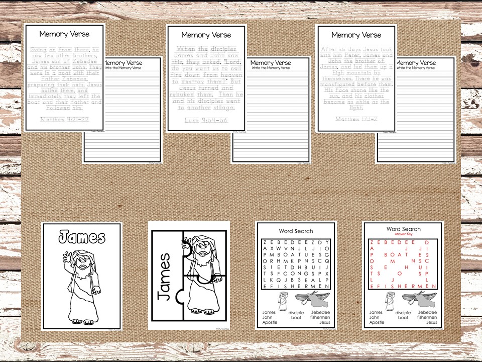 The Apostle James the Greater Bible Study Unit. - Made By Teachers