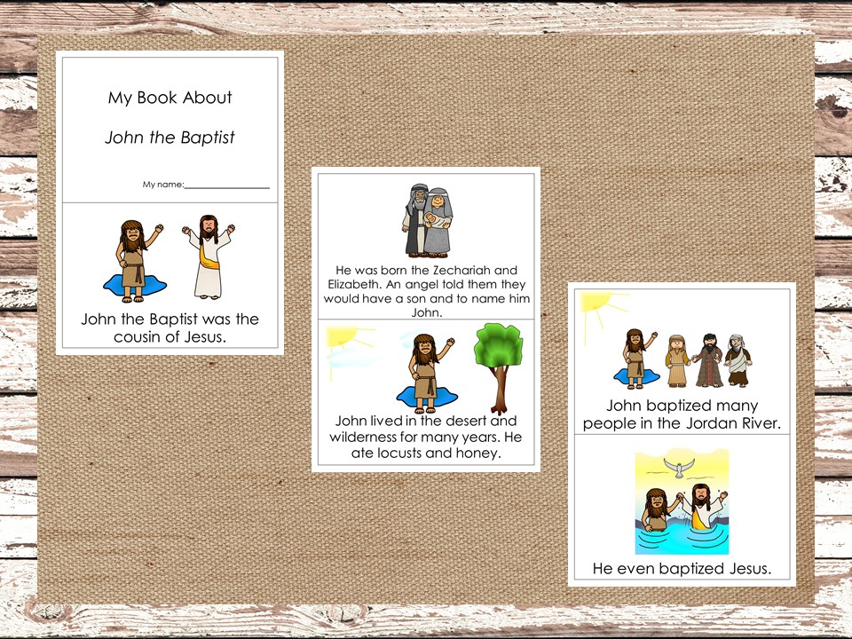 John the Baptist Weekly Bible Study Unit. | Made By Teachers