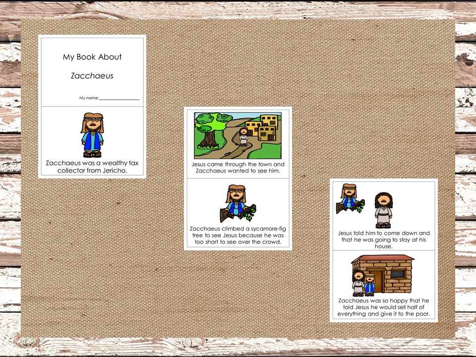 Zacchaeus Weekly Bible Study Curriculum Unit. - Made By Teachers
